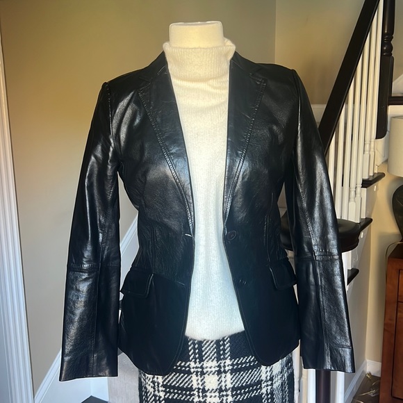Zara | Jackets & Coats | Zara 0 Leather Jacket | Poshmark